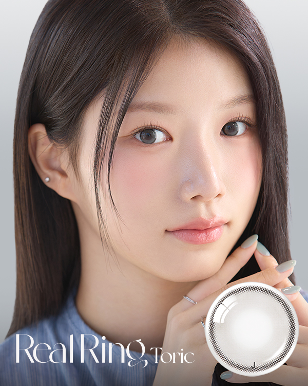 Real Ring Gray Toric (For astigmatism) | OLENS
