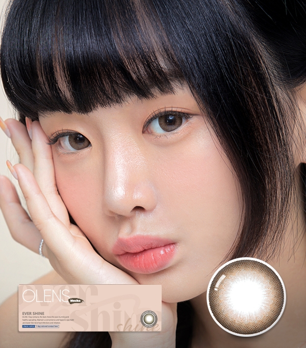 OLENS - Best Korean Colored Contact Lenses - Ever Shine Mocha (10p) 2+1