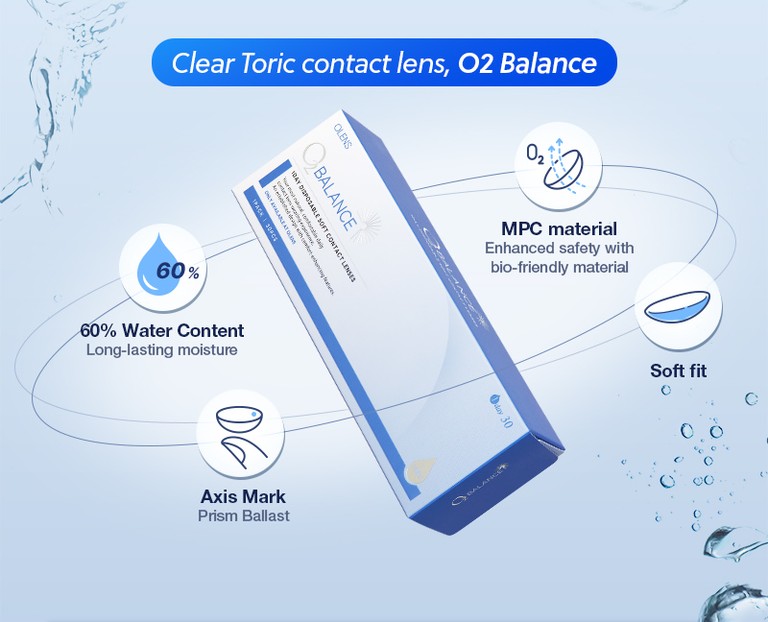 O2 Balance 1Day Toric (30P) | OLENS