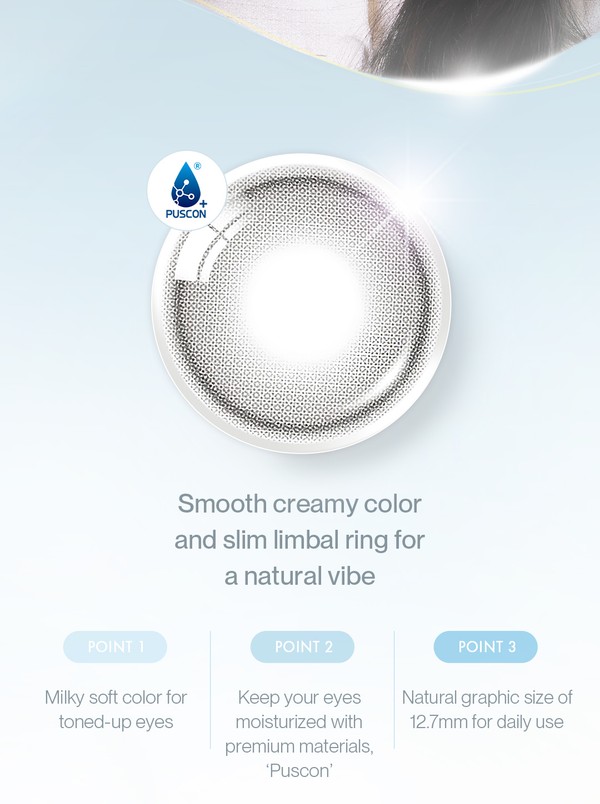 Shine Touch Milky Gray (10P) | OLENS