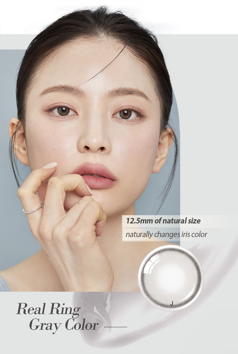 Real Ring Gray Toric (For astigmatism) | OLENS