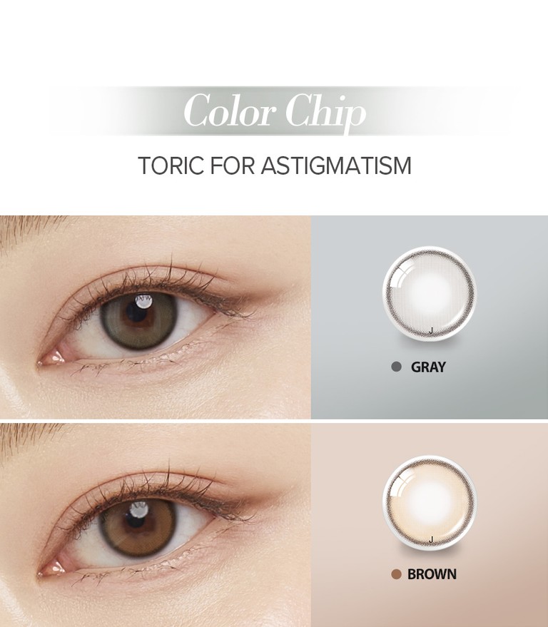 Real Ring Gray Toric (For astigmatism) | OLENS