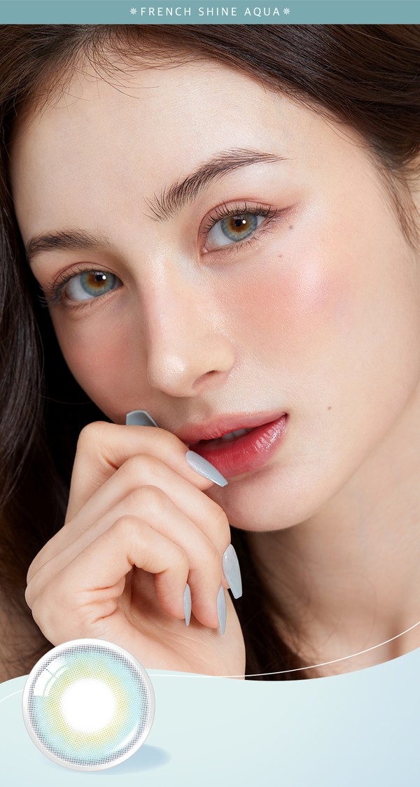 French Shine Aqua (10p) | OLENS