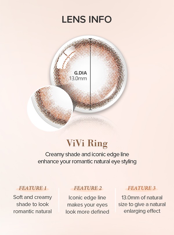 ViVi Ring Choco Toric (For astigmatism) | OLENS