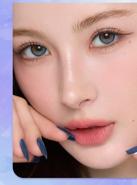 Glowy 1Day Sapphire Blue (10p) | OLENS