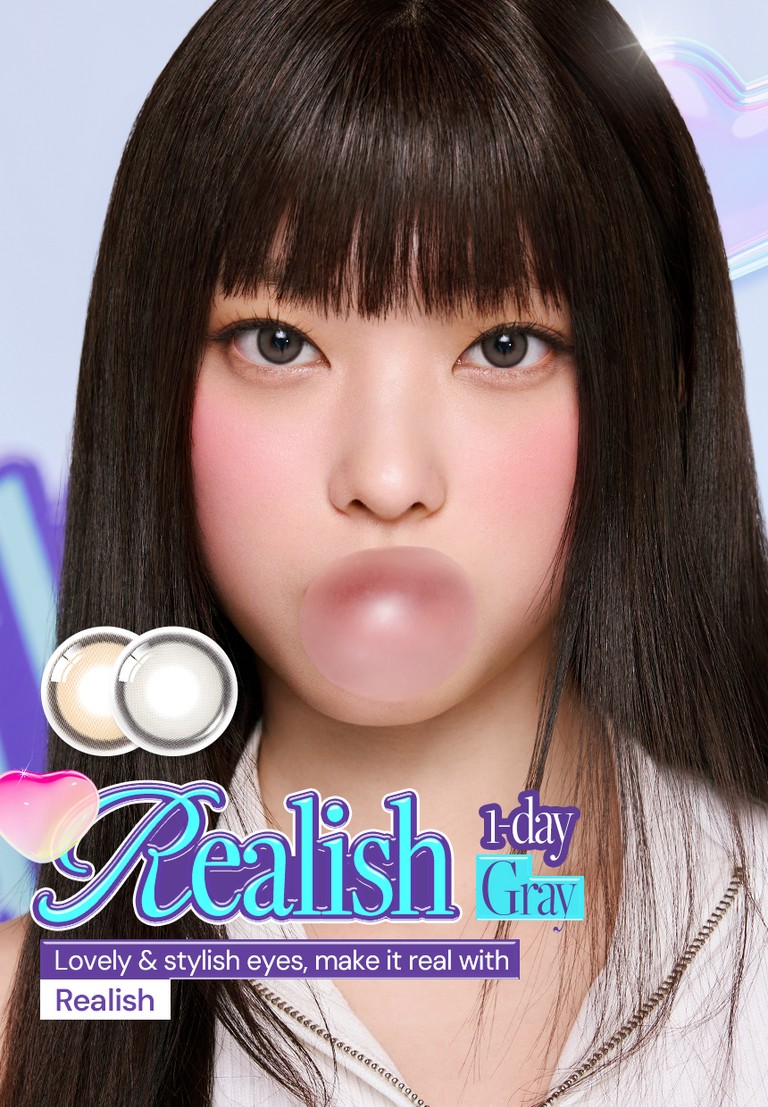 Realish 1Day Gray (10p) | OLENS